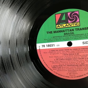 The Manhattan Transfer BRASIL / Vinyl LP/ Original 1987 Atlantic ...