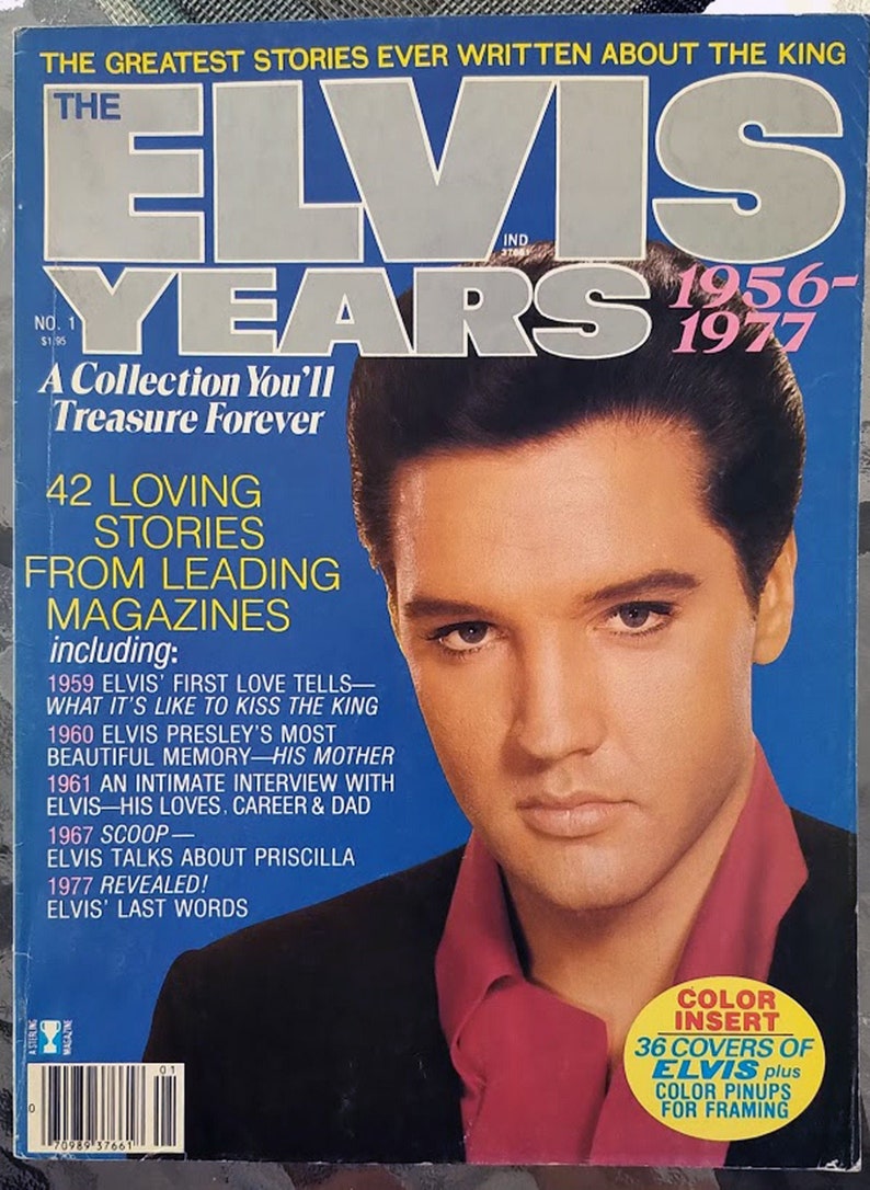 Vintage - the Elvis Years Magazine 1979 Number 1/ A Collection of 42 ...