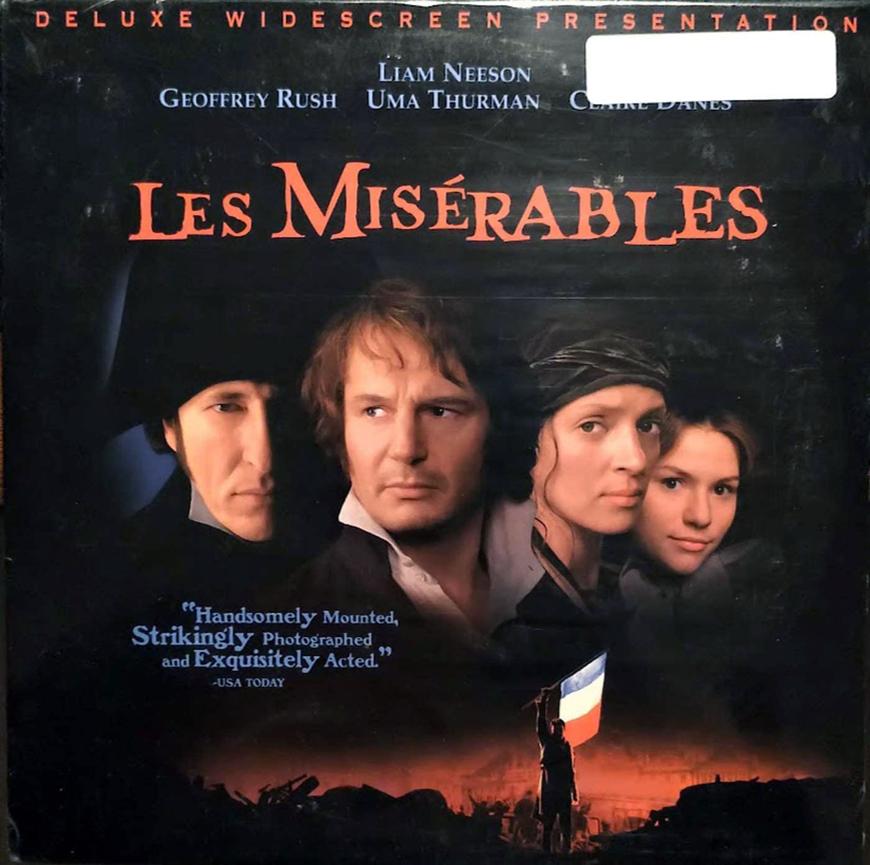 RARE NEW Factory Sealed Les Miserables 1998 With Liam Neeson Laser Disc ...