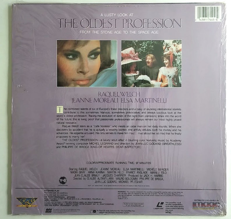 Rare*- the Oldest Profession (1967) - Laser Disc (1985) / Digital Audio ...