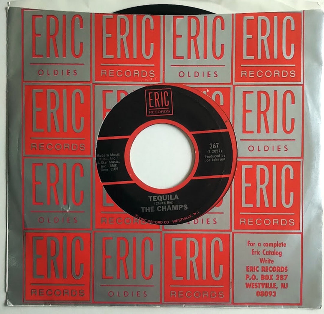 The Champs / Jorgen Ingmann – Tequila/ Apache / Vinyl 7"- 45 RPM Record ...