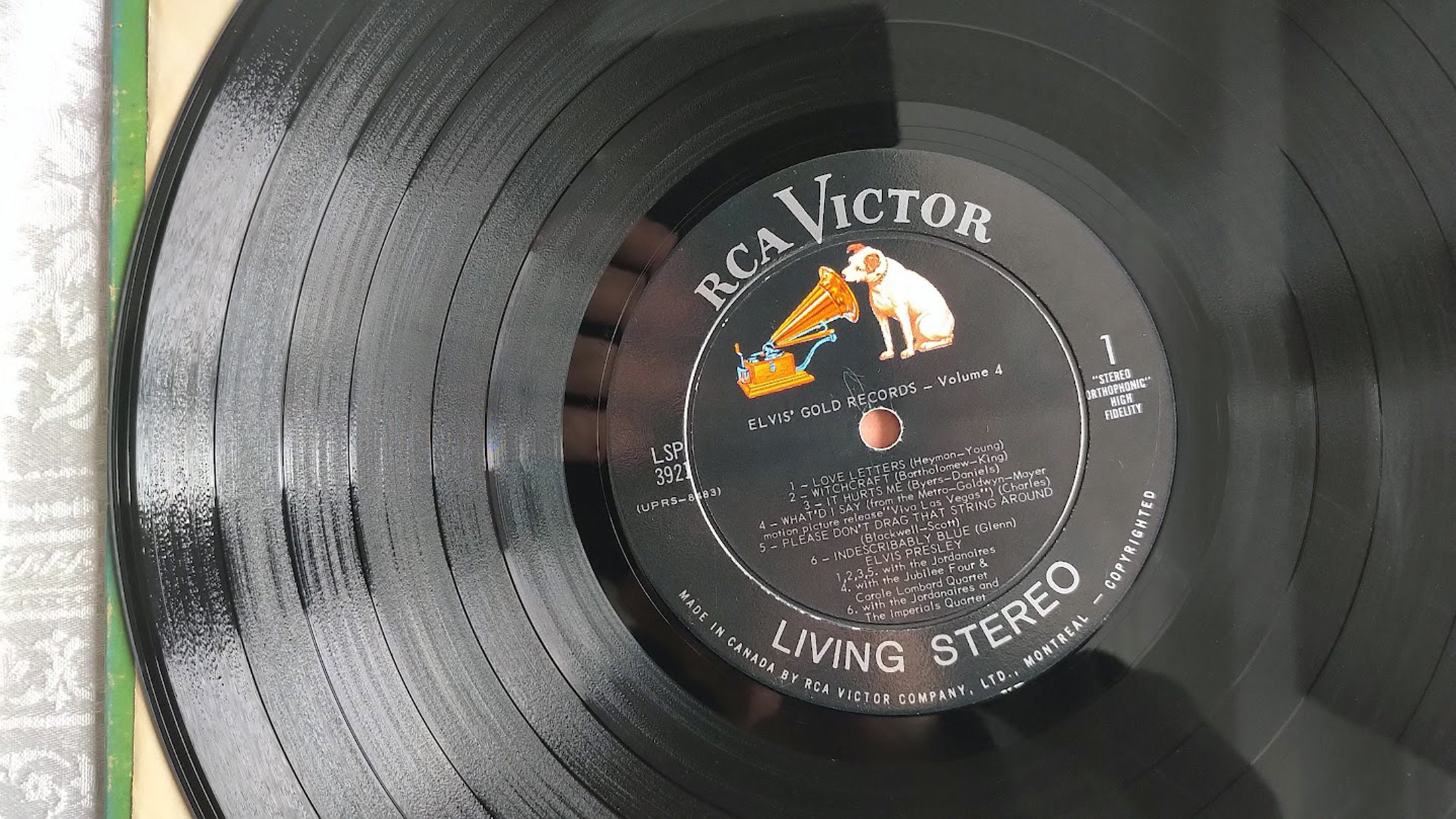 Elvis Presley Elvis' Gold Records Volume 4 / Vinyl LP/ original 1968 ...