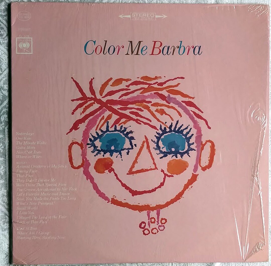 Barbra Streisand – Color Me Barbra / Vinyl LP / *original 1966 Columbia ...