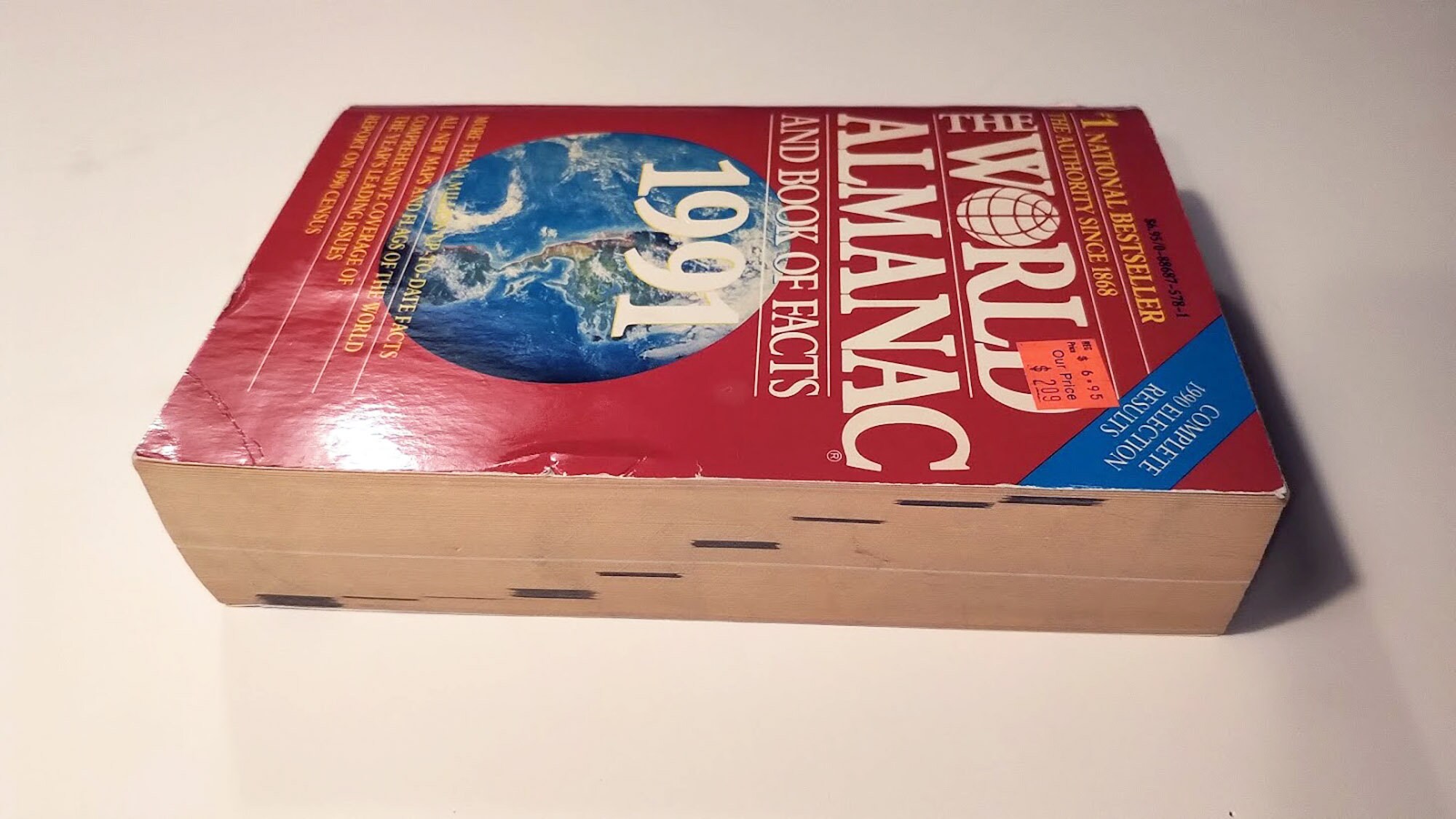 Vintage - The World Almanac and Book of Facts 1991 - Rústica - #1 Best ...