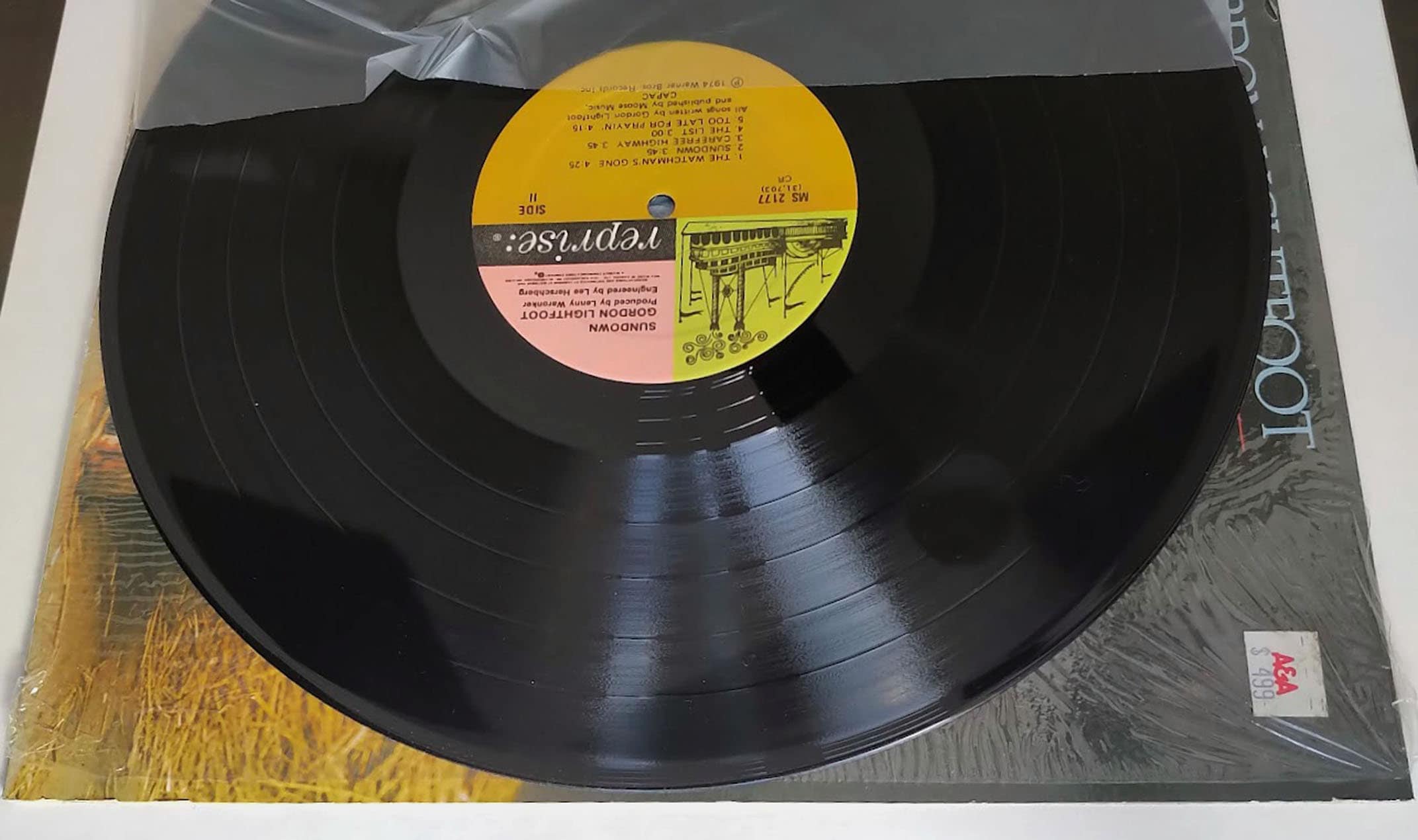 Rare label Variant Gordon Lightfoot Sundown / Vinyl LP / original 1974 ...