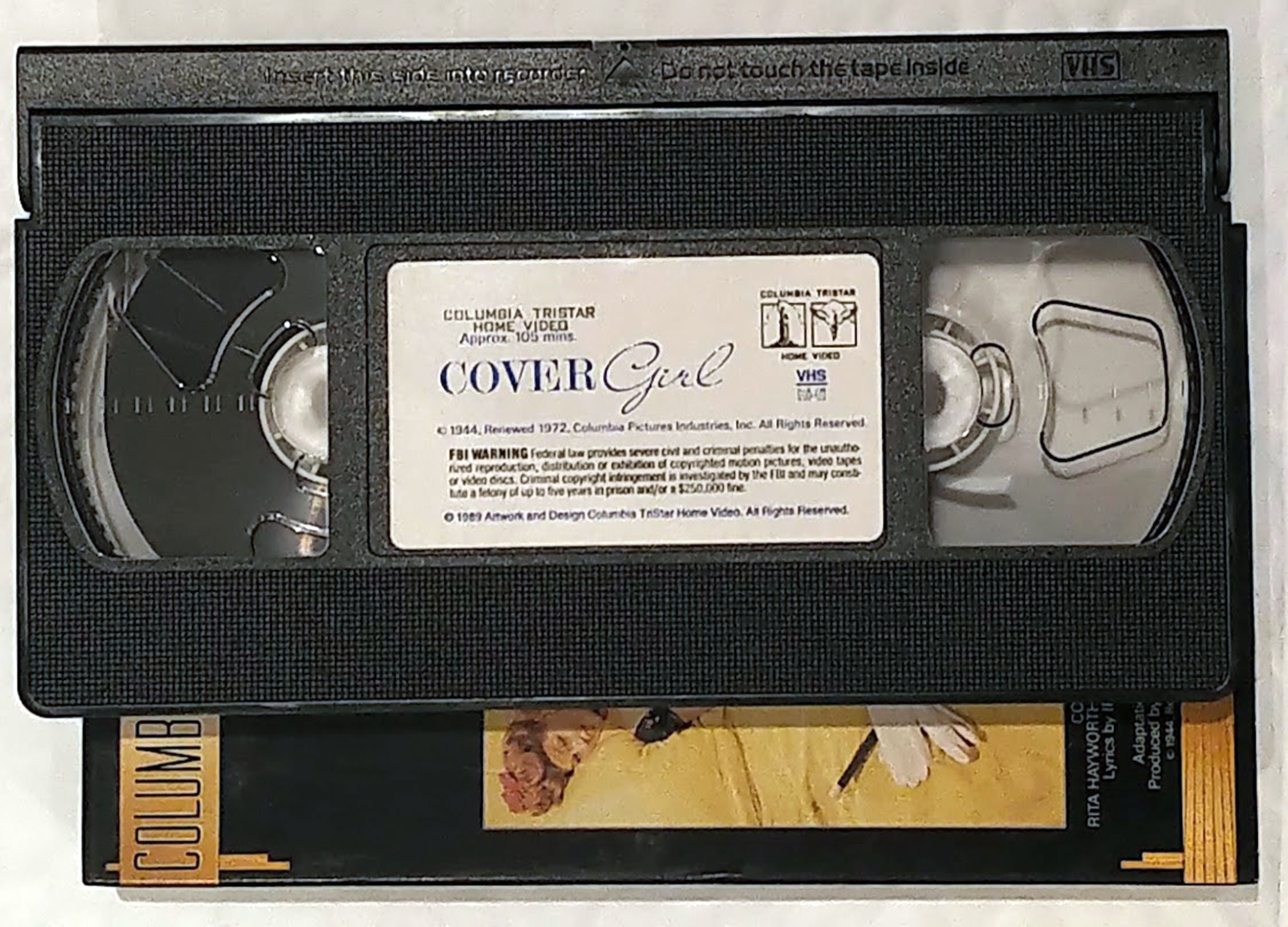 Cover Girl 1944 Columbia Classics VHS 1989 / Hi-fi / Musical Romantic ...