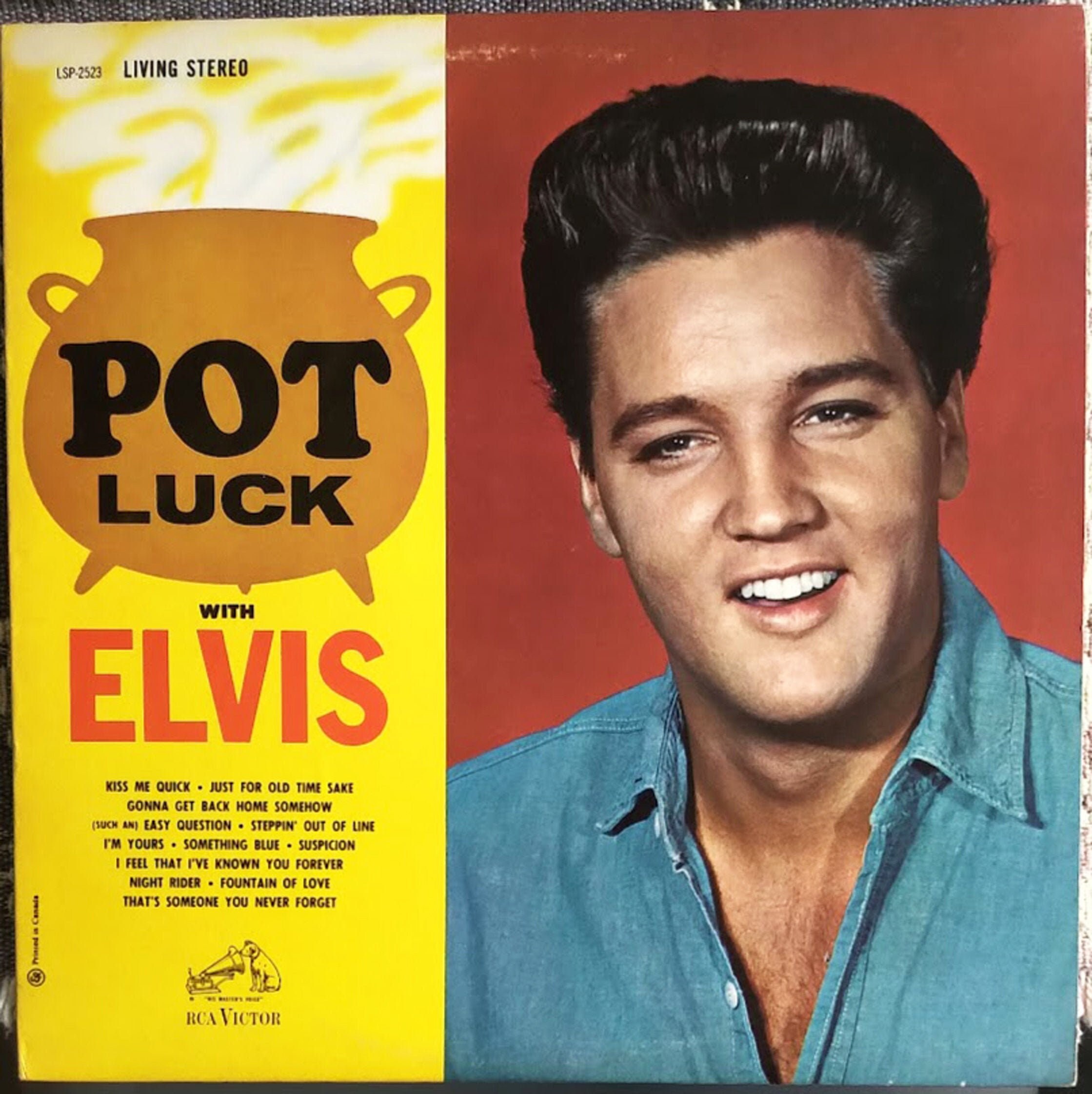 Elvis Presley - Pot Luck With Elvis / Vinyl LP/ **1968 RCA LSP-2523 ...