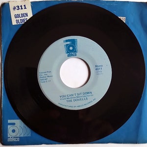 The Dovells – the Bristol Stomp / You Can't Sit Down / Vinyl- 7"- 45 ...