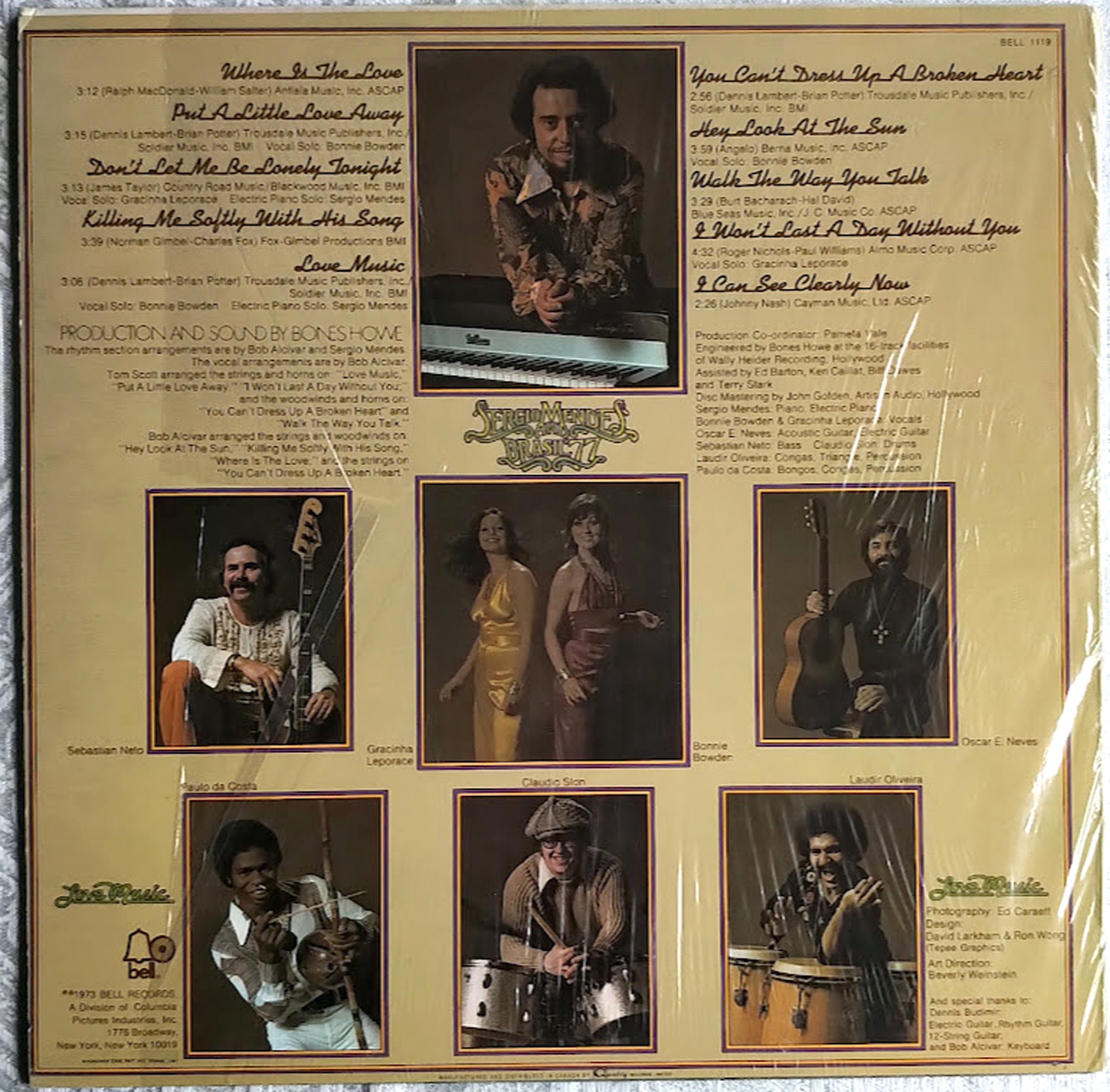 Sergio Mendes and Brasil '77 – Love Music / Vinyl LP / *original* 1973 ...