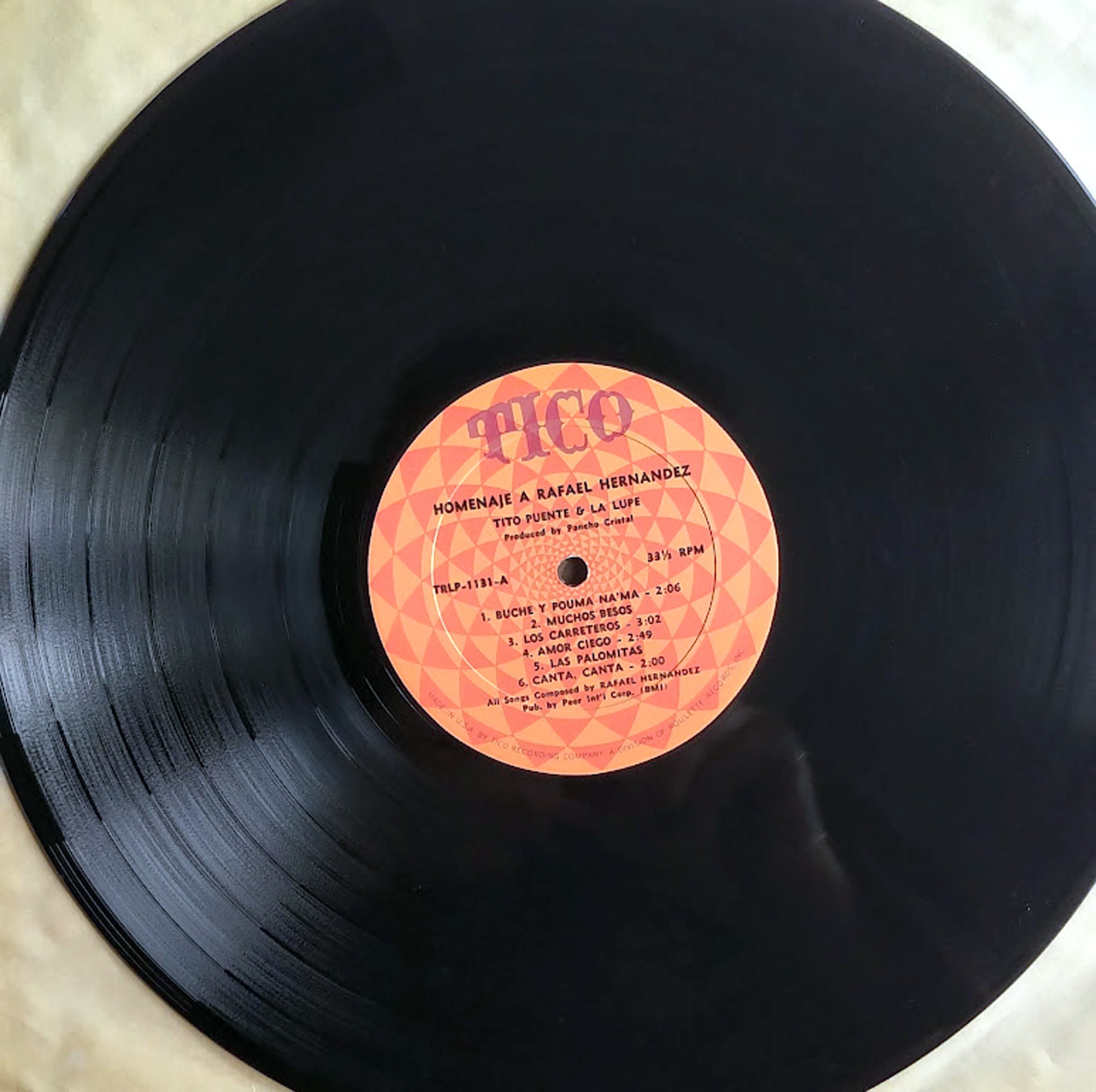 Rare* Tito Puente Y La Lupe – Homenaje A Rafael Hernandez / Vinyl LP ...