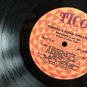 Rare* Tito Puente Y La Lupe – Homenaje A Rafael Hernandez / Vinyl LP ...
