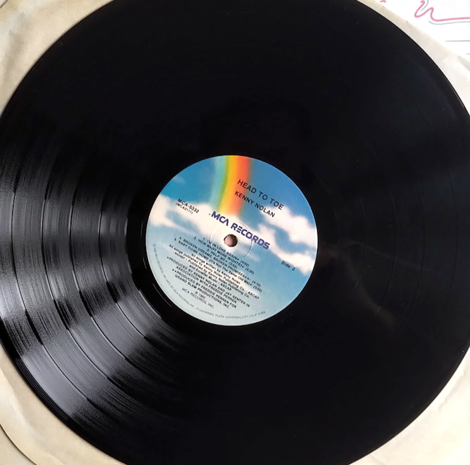 Kenny Nolan – Head to Toe / Vinyl LP / *original* 1982 MCA Records ...