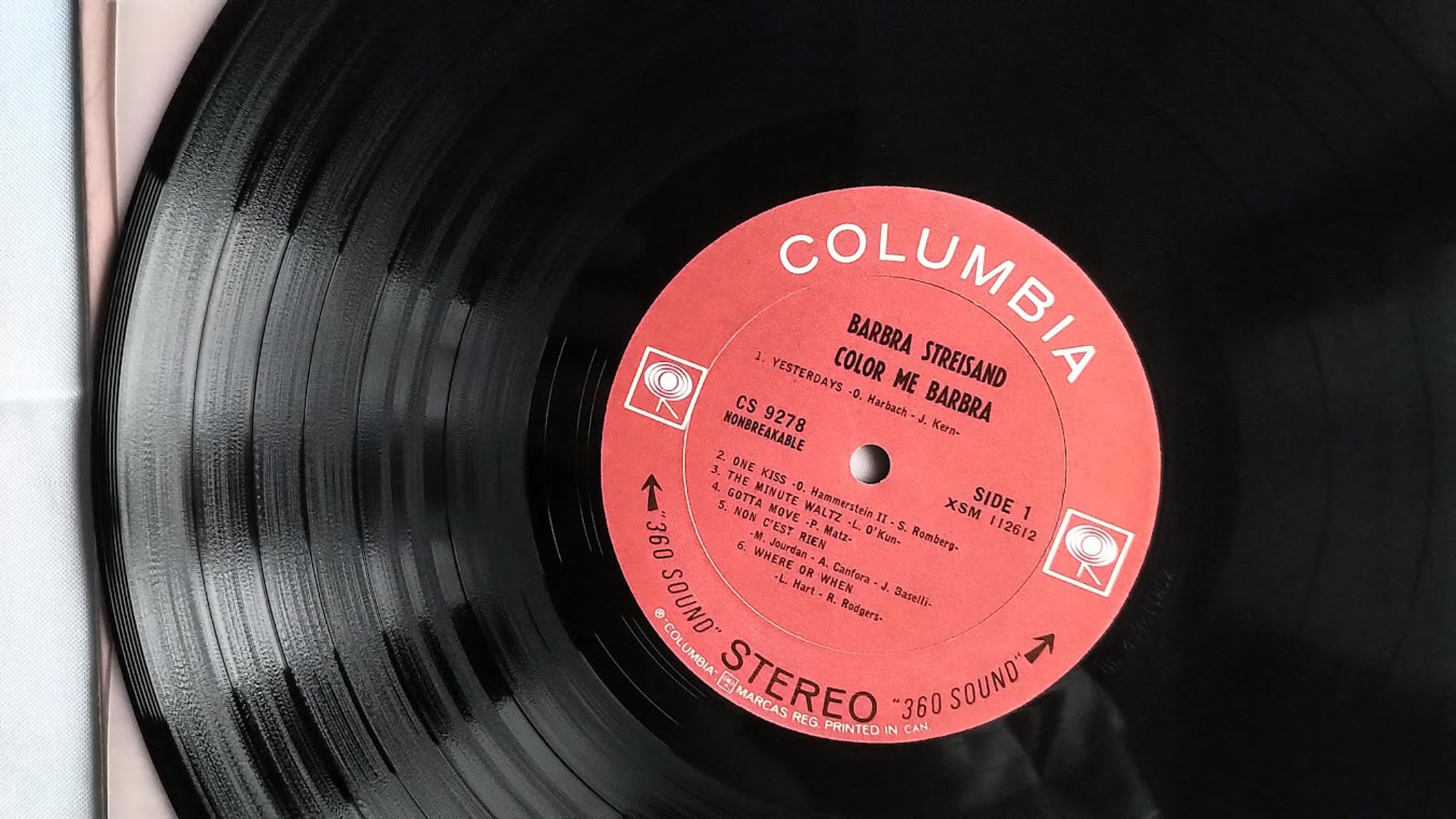 Barbra Streisand – Color Me Barbra / Vinyl LP / *original 1966 Columbia ...