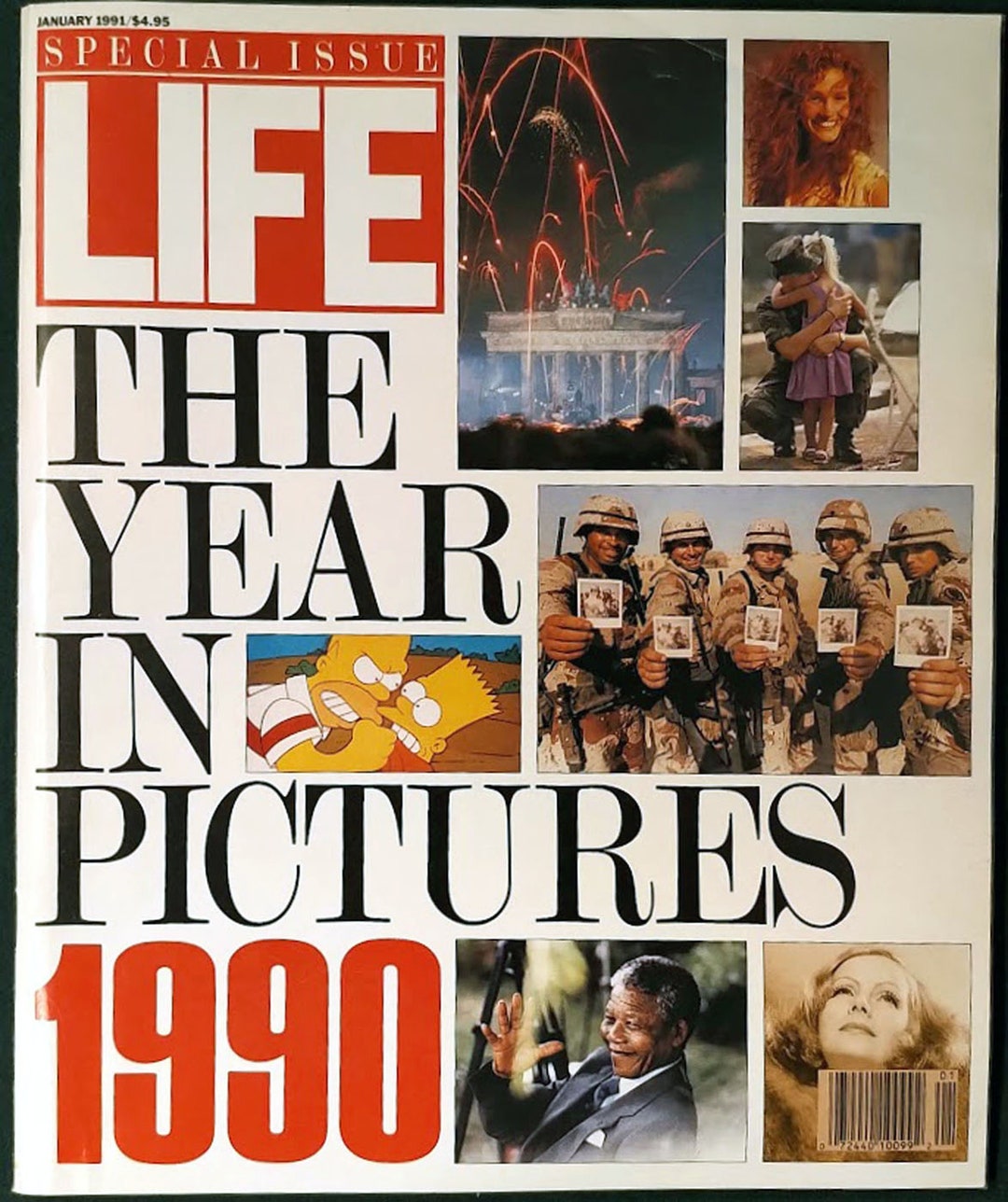 1991 january LIFE Magazine 1990 the Year in Pictures Special Issue ...