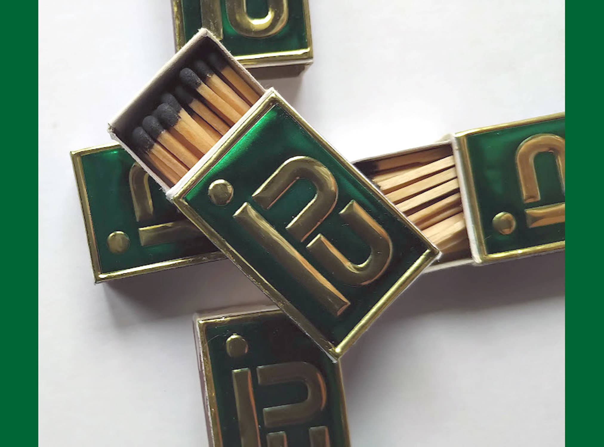 RARE* - Vintage 1960s-70s Gold Embossed Matchboxes W MATCHES - Bantam ...