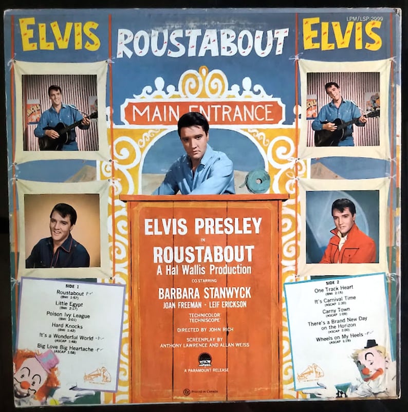 Elvis Presley - Roustabout (soundtrack) / Vinyl LP/ **original 1964 RCA ...