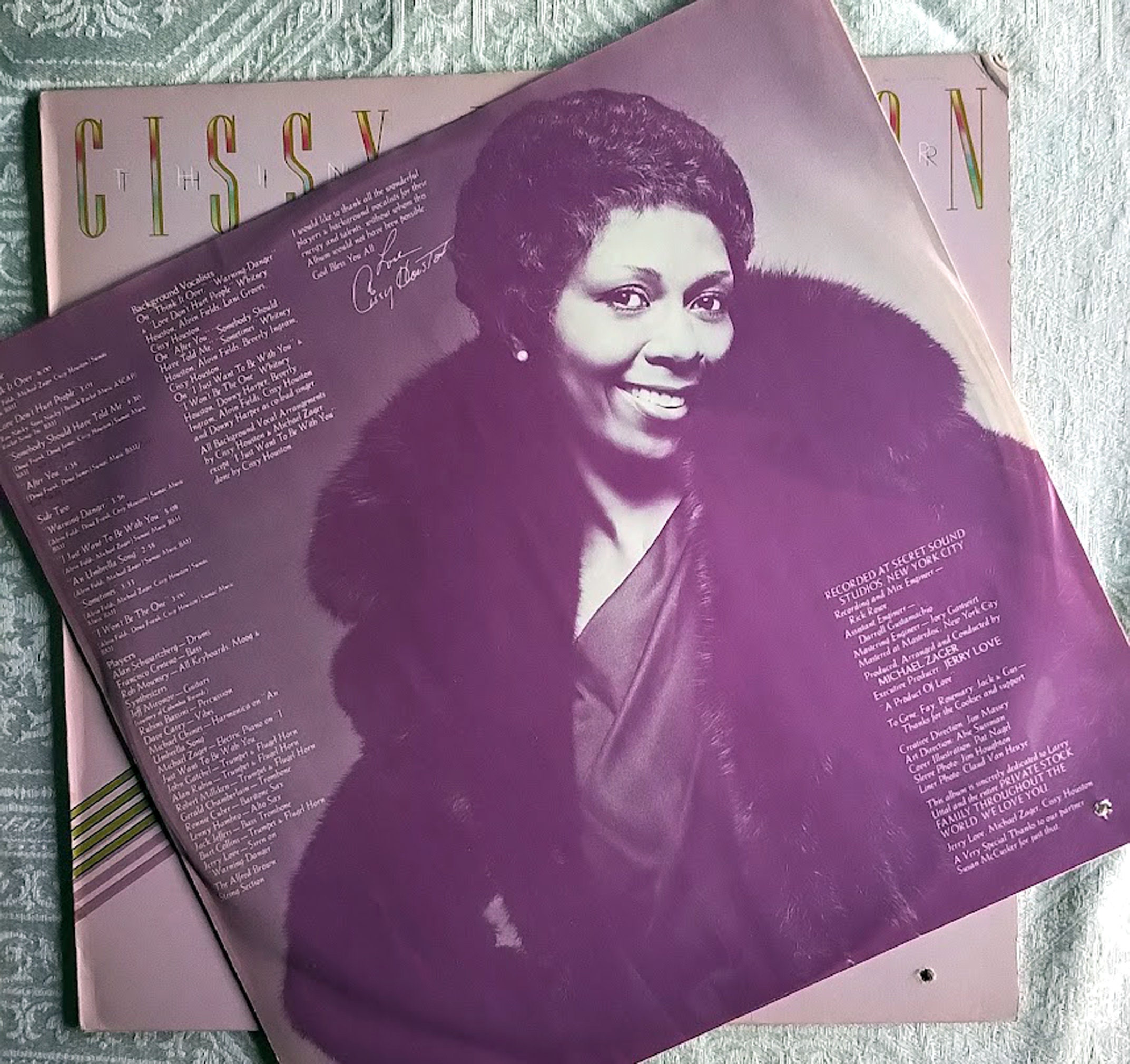 Cissy Houston Think It Over / Vinyl LP/ original 1978 Private Stock ...