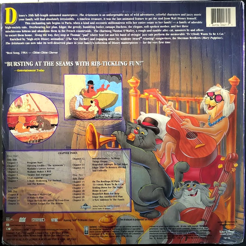 NEW* Factory Sealed- the Aristocats (walt Disney Masterpiece Collection ...