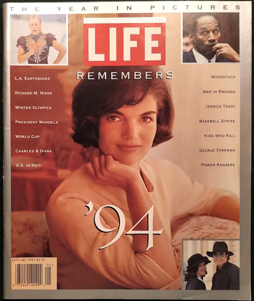 1995 january LIFE Magazine 1994 the Year in Pictures Collector's ...