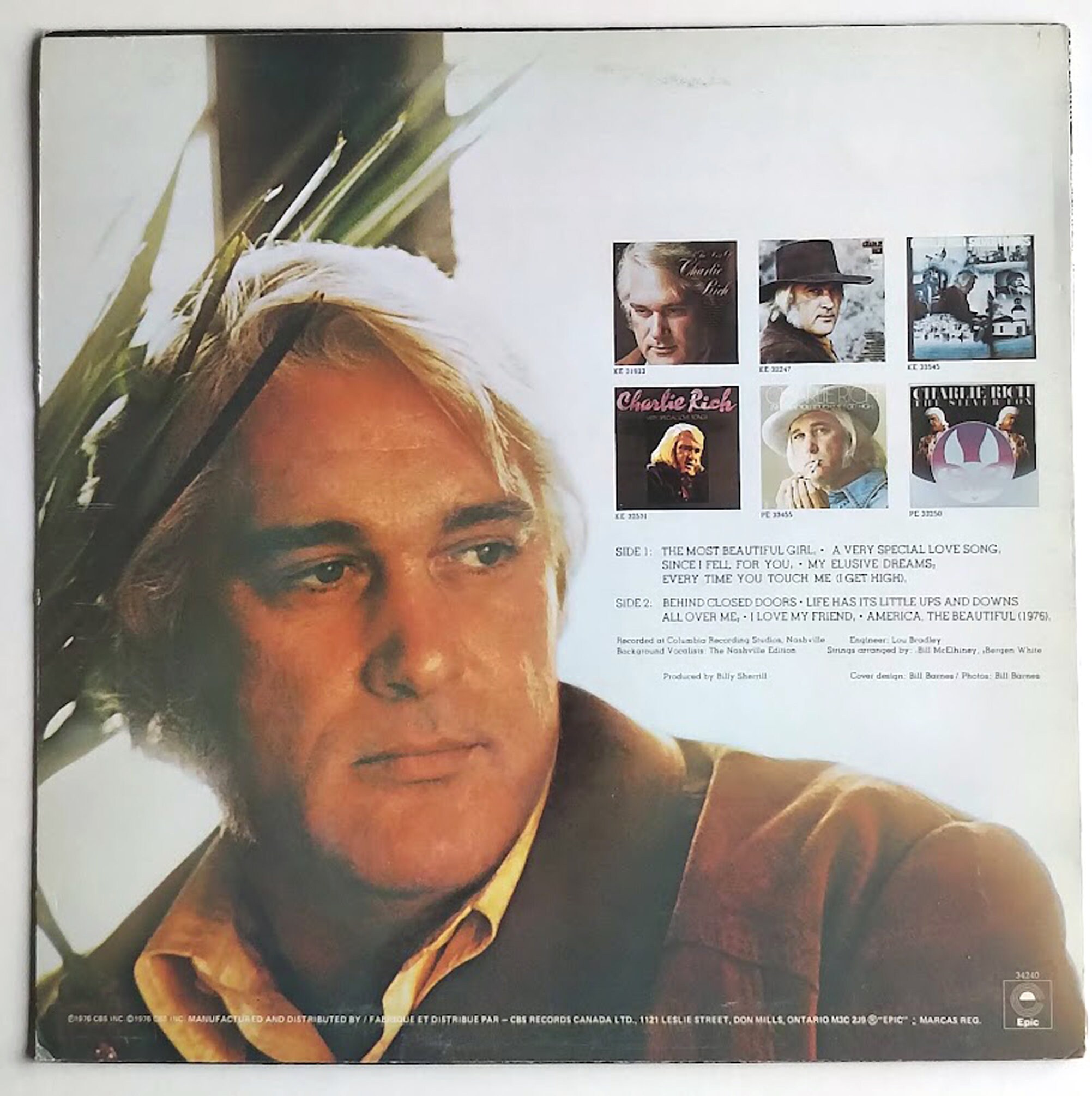 Charlie Rich – Greatest Hits / Vinyl LP/ *early 1980's Epic Records ...