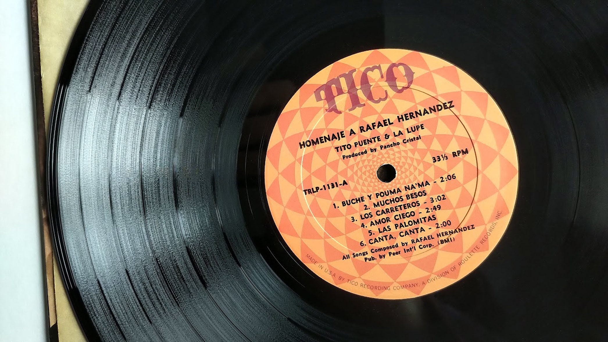 Rare* Tito Puente Y La Lupe – Homenaje A Rafael Hernandez / Vinyl LP ...