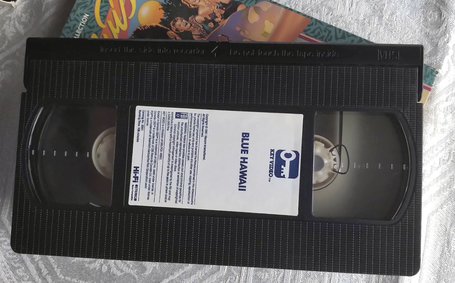 Elvis "blue Hawaii" (1961) - VHS (1987) / the Elvis Presley Collection / Hi-fi Stereo/ Elvis ...