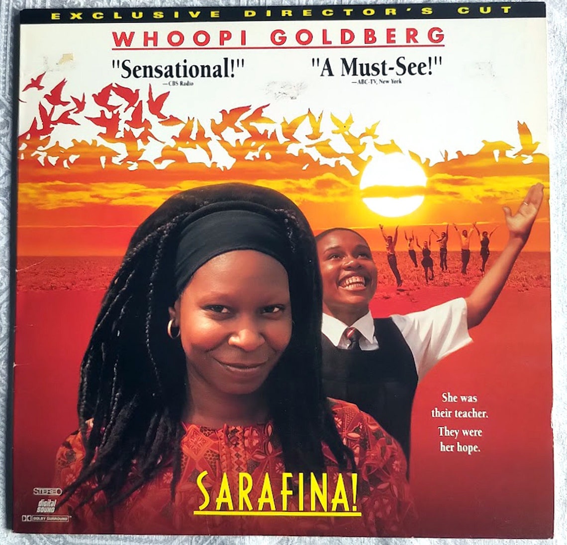 Sarafina! (1992) - Laser Disc (1993) / UNCUT Exclusive Director's Cut ...