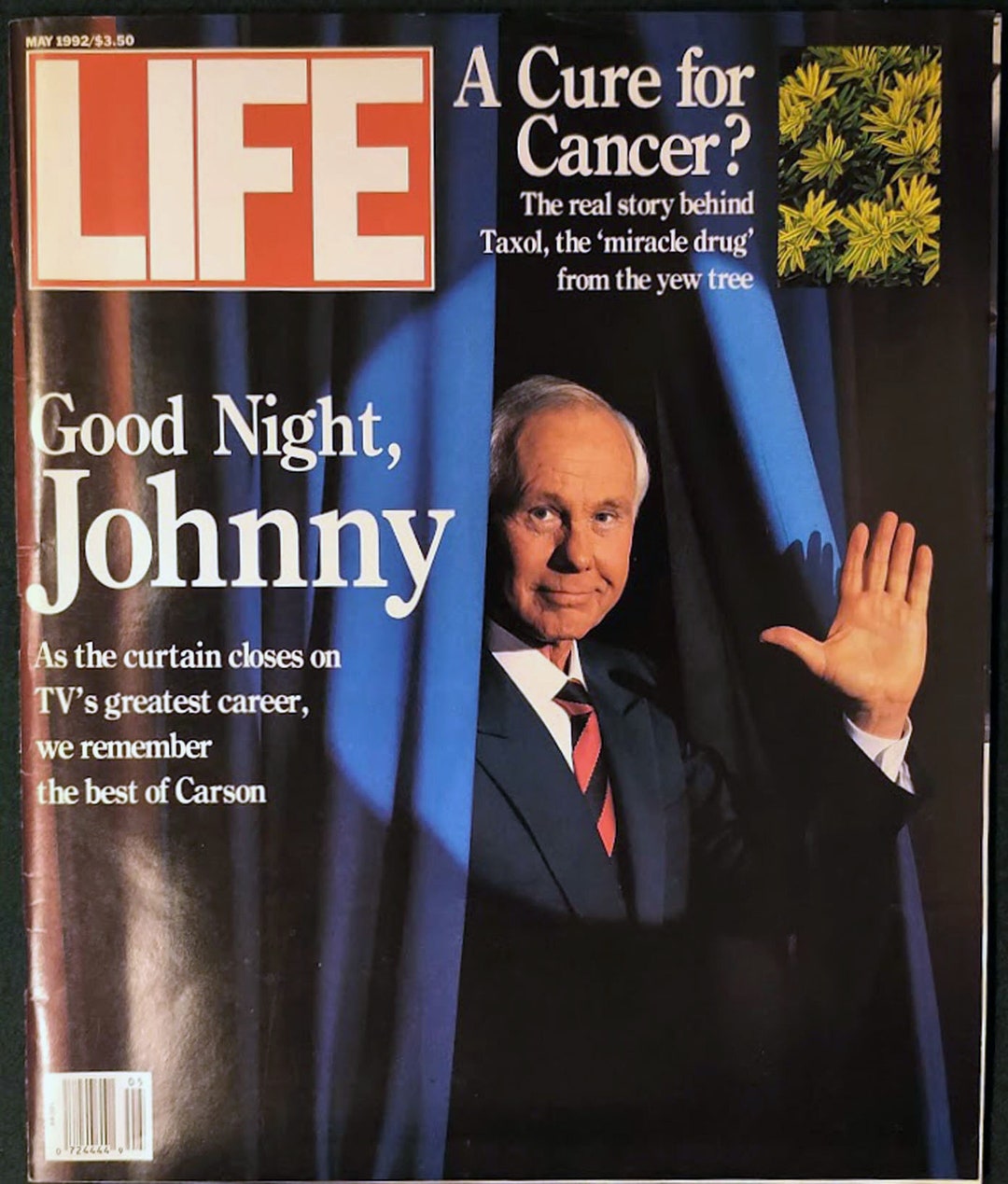 1992 LIFE Magazine Original May/ Cover: Johnny Carson / - Etsy