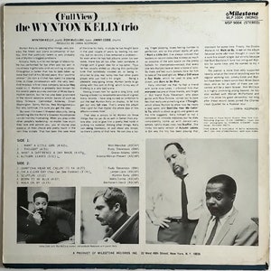 Wynton Kelly Trio – Full View / Vinyl LP/ *original 1968 Milestone Records US Stereo Release ...