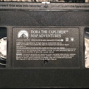 Dora the Explorer: Map Adventures / VHS / Hi-fi Stereo / Dolby / 2 ...