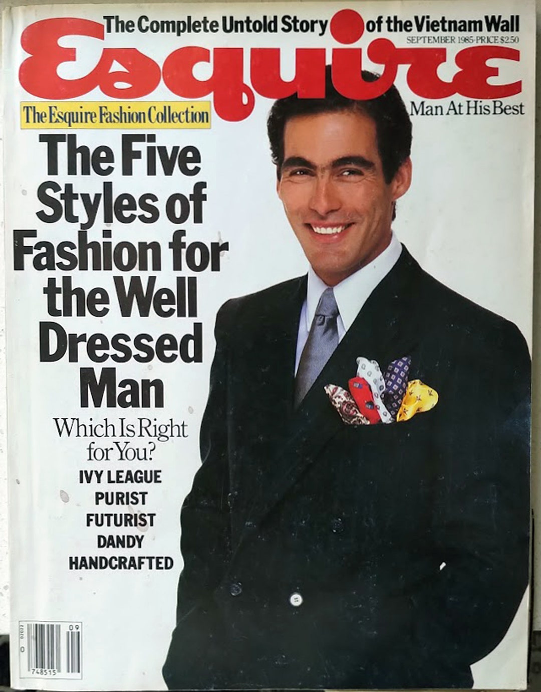 Esquire Magazine September 1985 the Magazine for Men / Ellen - Etsy