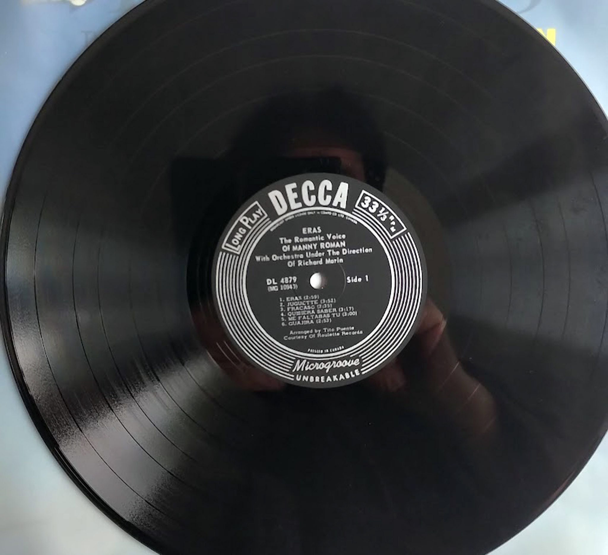 Rare Manny Roman eras the Romantic Voice of Manny Roman / Vinyl LP ...