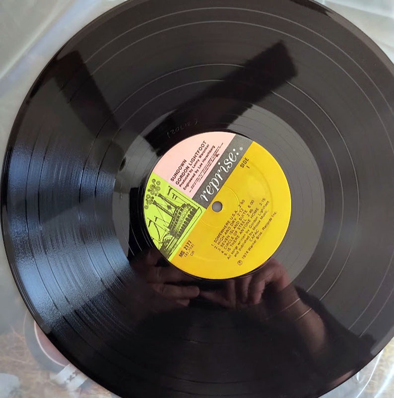 Rare label Variant Gordon Lightfoot Sundown / Vinyl LP / original 1974 ...