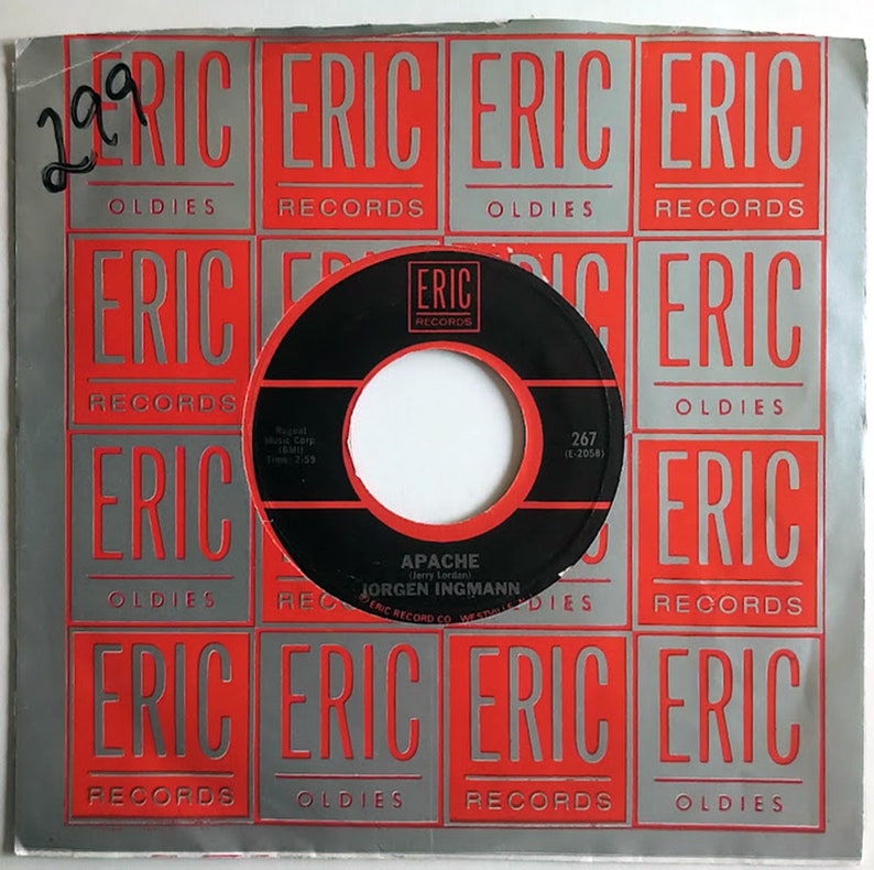 The Champs / Jorgen Ingmann – Tequila/ Apache / Vinyl 7"- 45 RPM Record ...