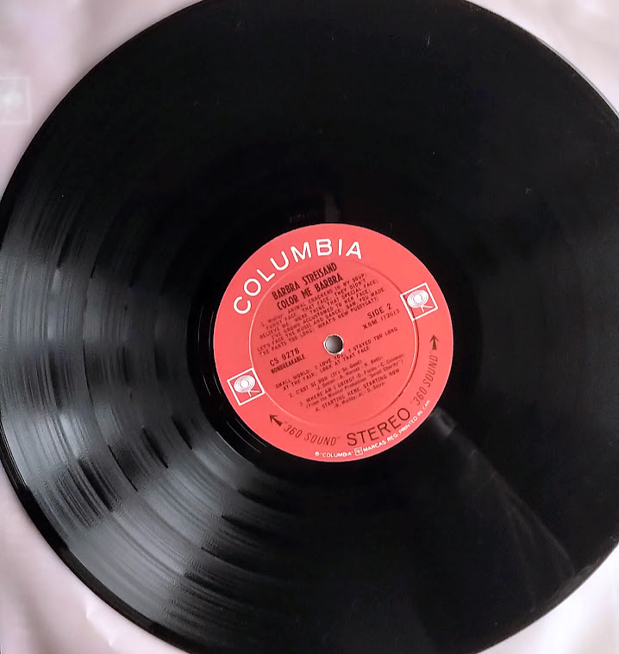 Barbra Streisand – Color Me Barbra / Vinyl LP / *original 1966 Columbia ...