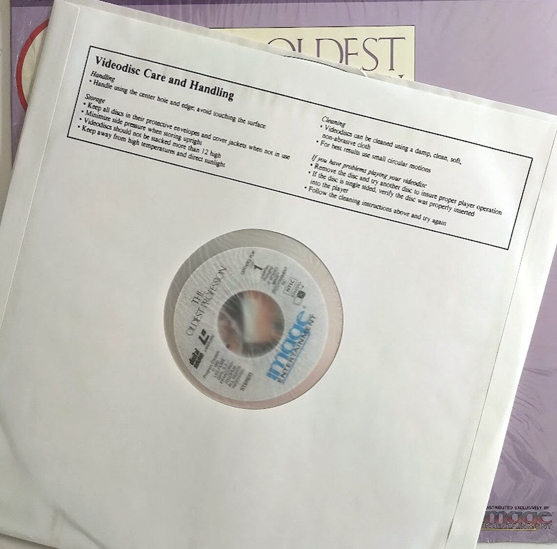 Rare*- the Oldest Profession (1967) - Laser Disc (1985) / Digital Audio ...