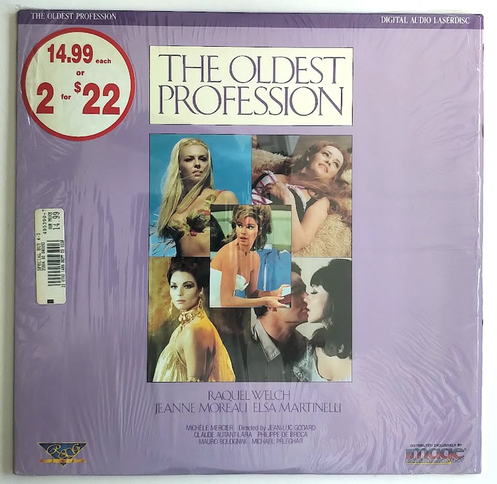 Rare*- the Oldest Profession (1967) - Laser Disc (1985) / Digital Audio/ Extended Play/ Raquel ...