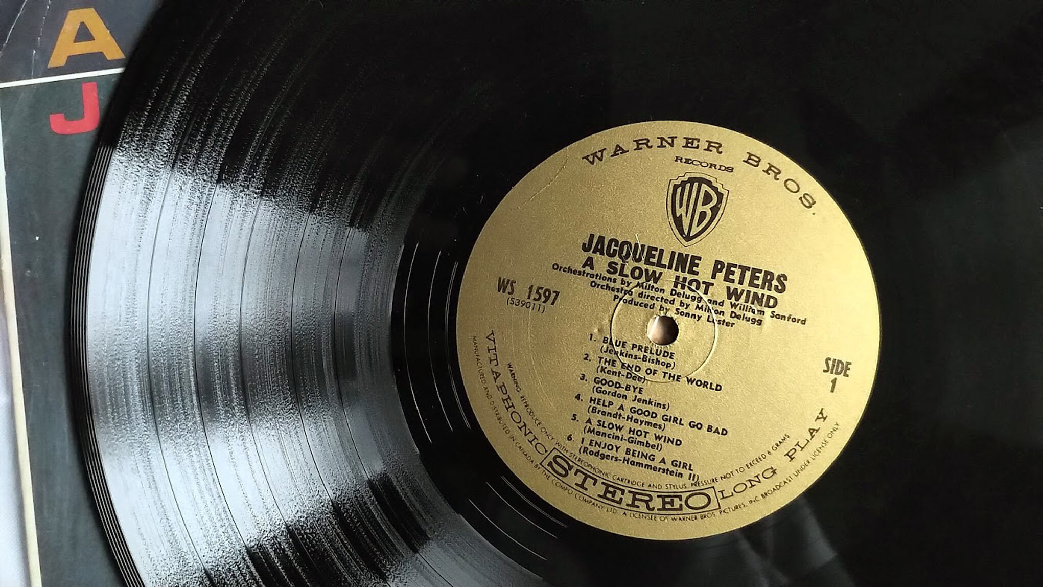 RARE* Jacqueline Peters – A Slow Hot Wind / Vinyl LP / *original 1965 ...