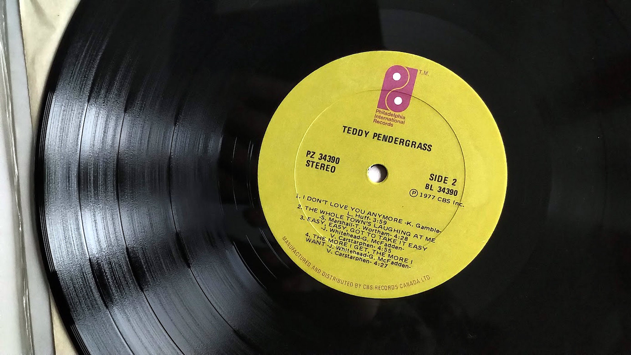 Teddy Pendergrass Teddy Pendergrass / Vinyl LP/ original 1977 ...