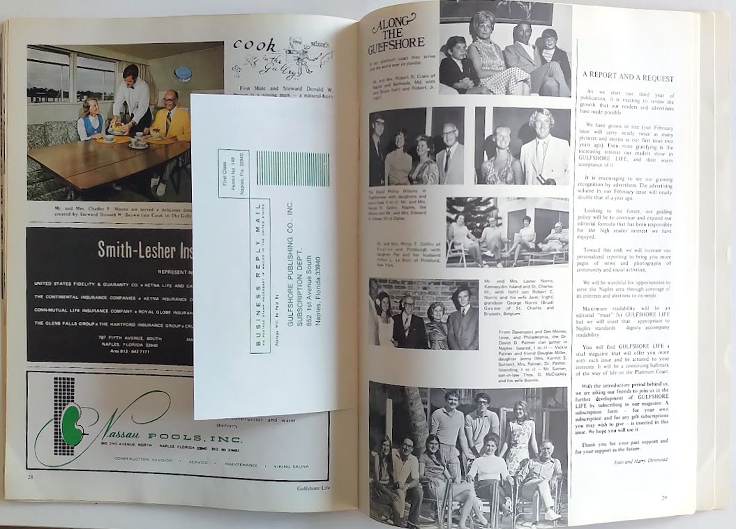 V. RARE* 1972 Gulfshore Life Magazine - March Vol. 3 No. 3/ **ORIGINAL ...