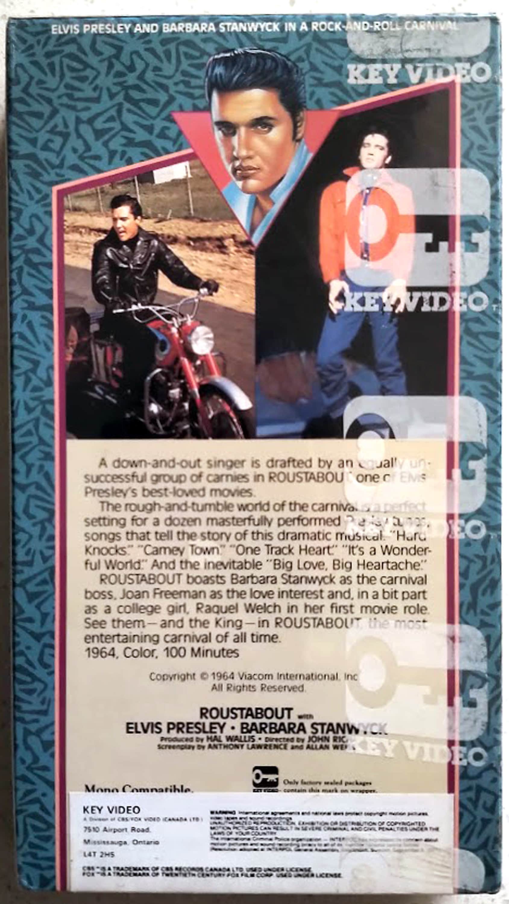 V. RARE* NEW *factory Sealed- Elvis "roustabout" (1964)- Slip Case ...