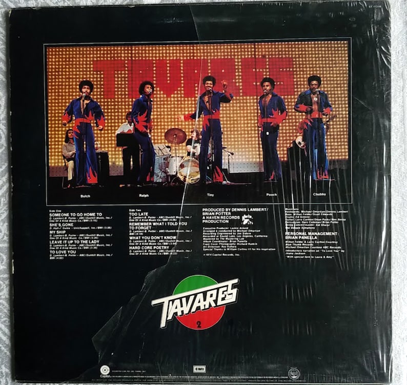 Tavares – Hard Core Poetry / Vinyl LP / **original 1974 Columbia ...