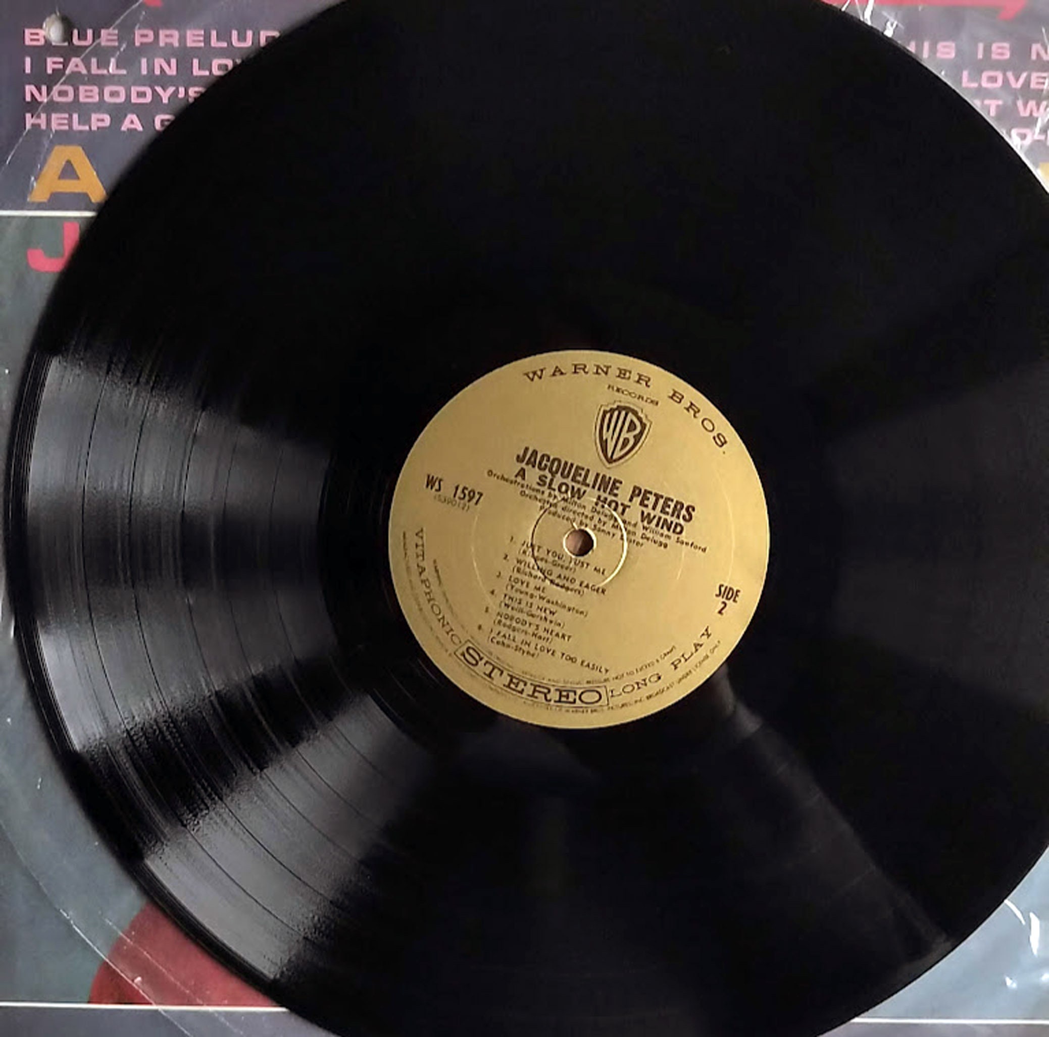 RARE* Jacqueline Peters – A Slow Hot Wind / Vinyl LP / *original 1965 ...