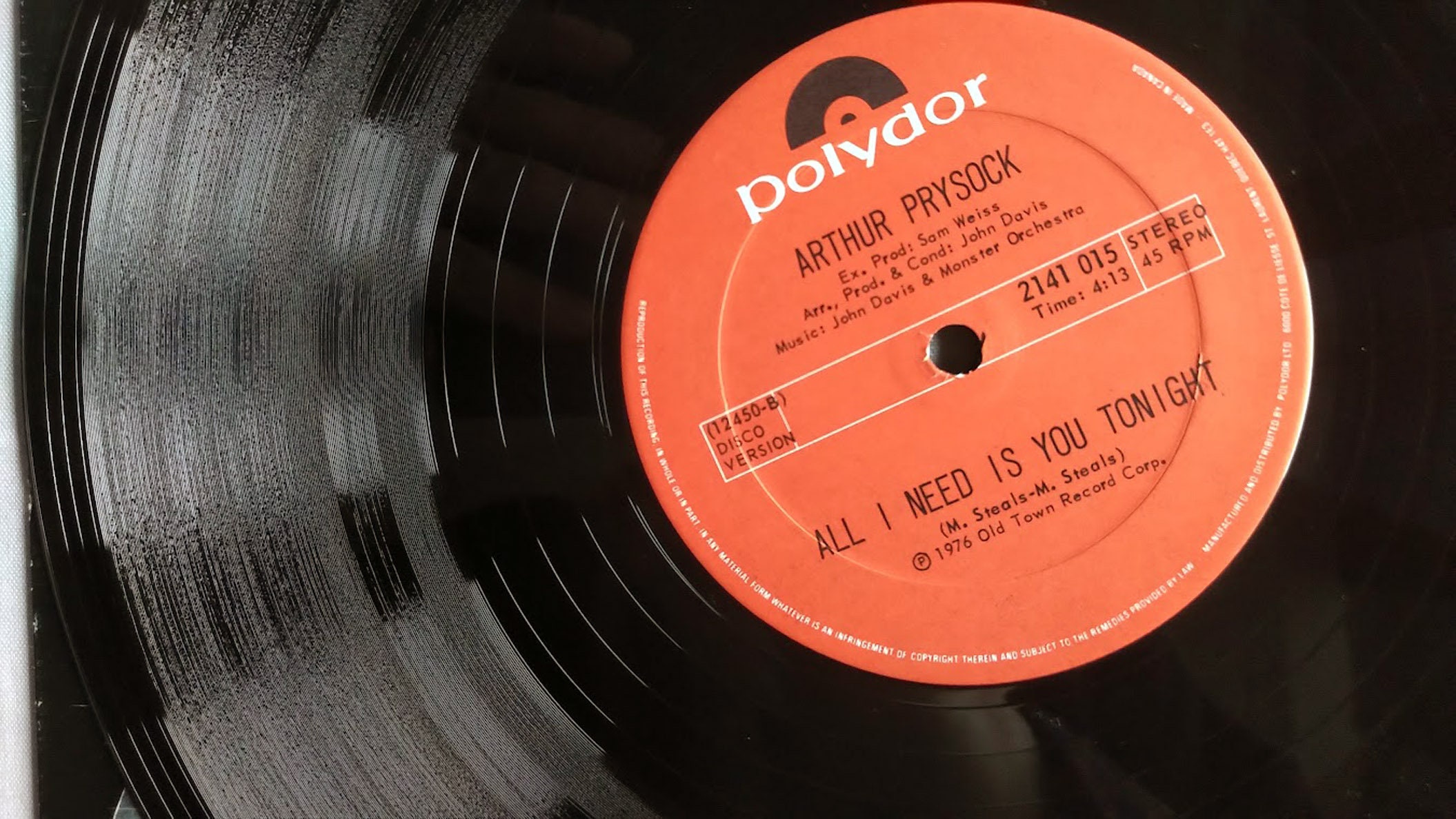 RARE* Arthur Prysock – When Love is New (disco Version) W/ All I Need ...