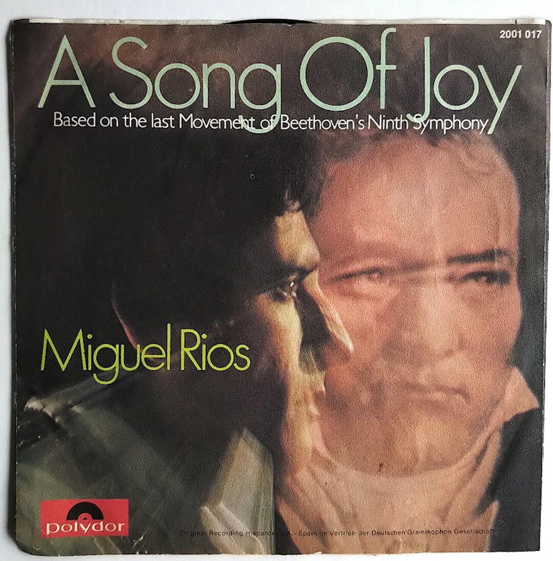 Miguel Rios – A Song of Joy / Vinyl 7" 45 RPM Record/ *original 1970 Polydor Single / Picture ...