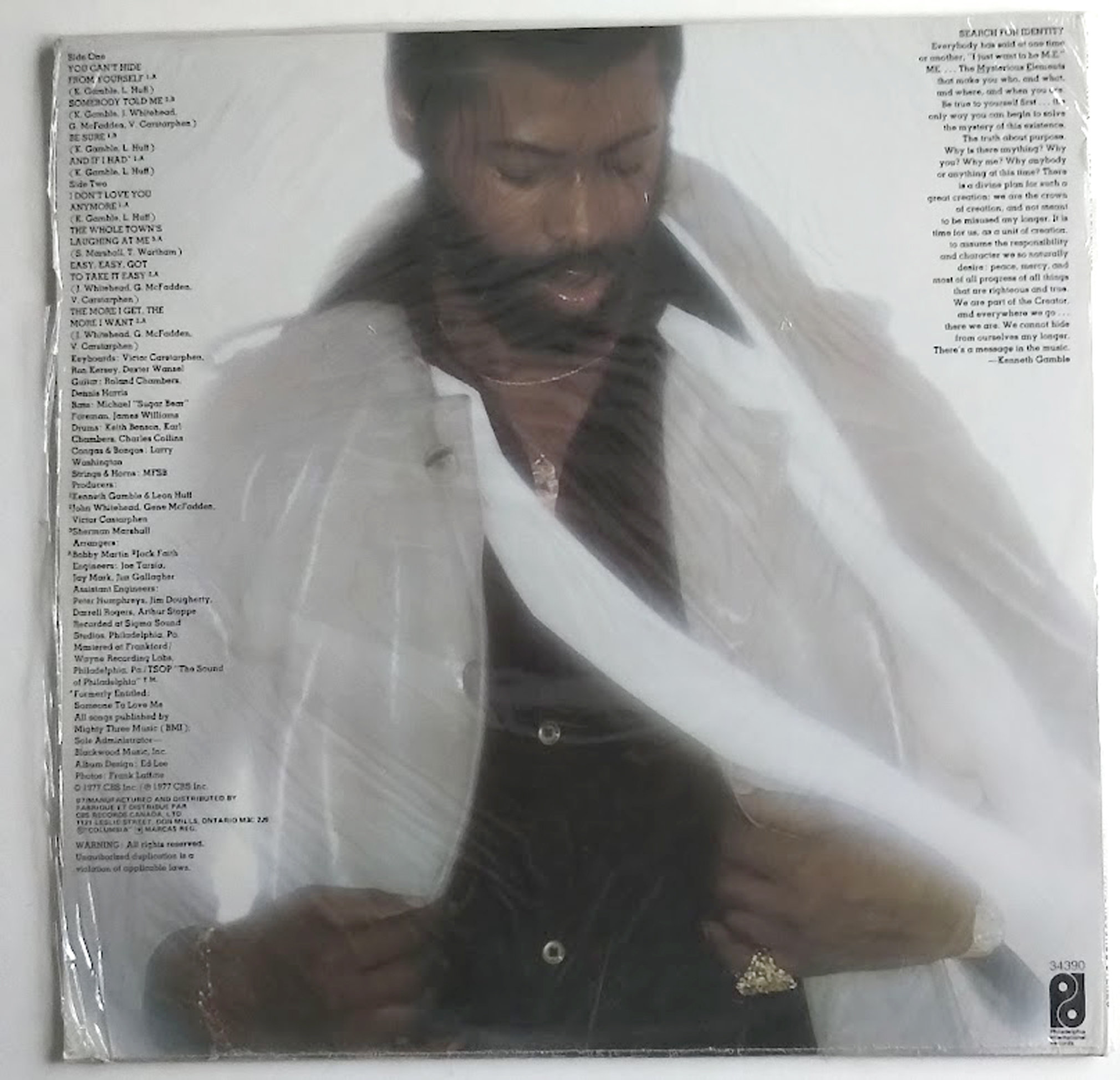 Teddy Pendergrass Teddy Pendergrass / Vinyl LP/ original 1977 ...