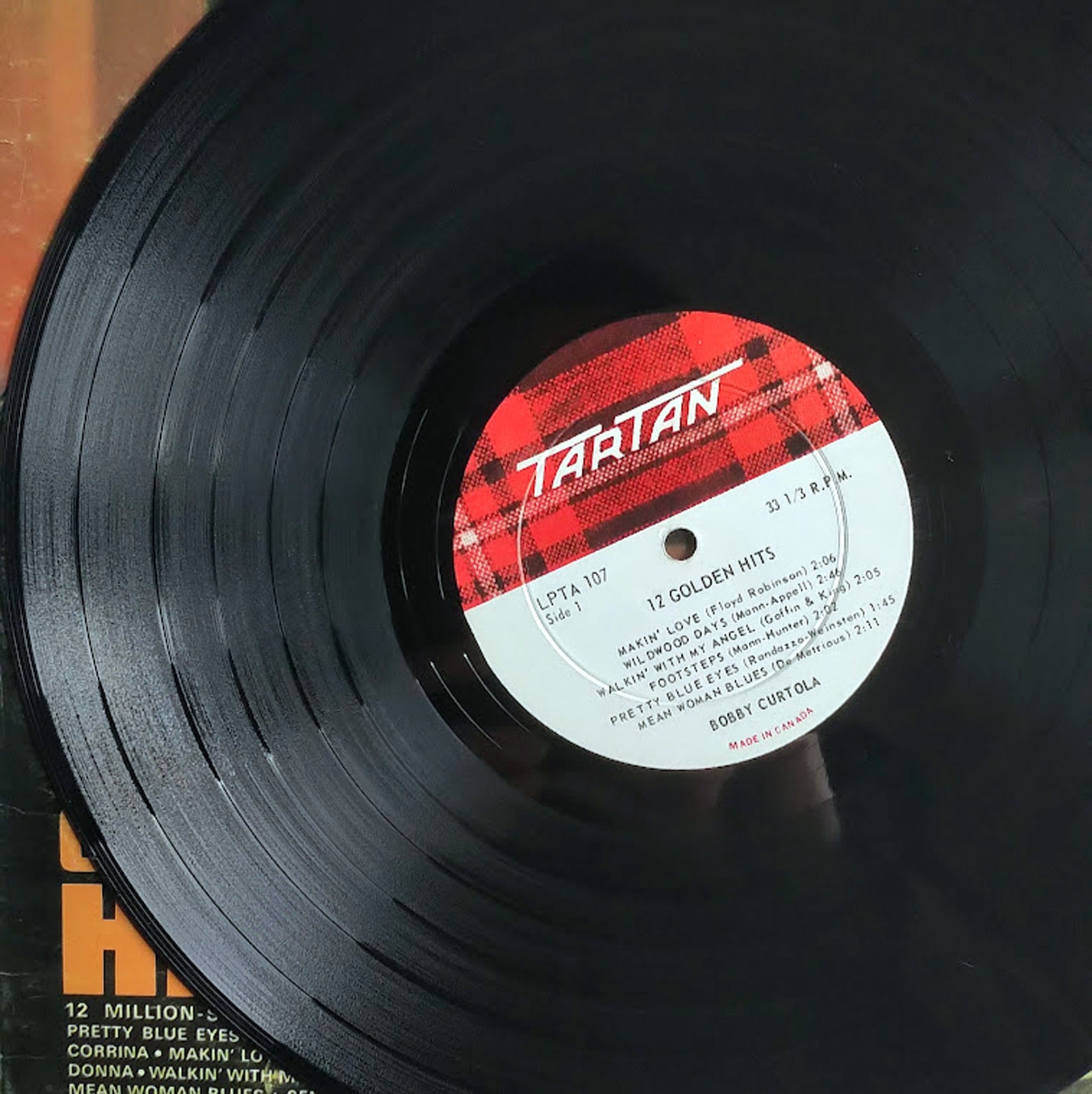 Bobby Curtola – 12 Golden Hits / Vinyl LP / *original* 1967 Tartan ...