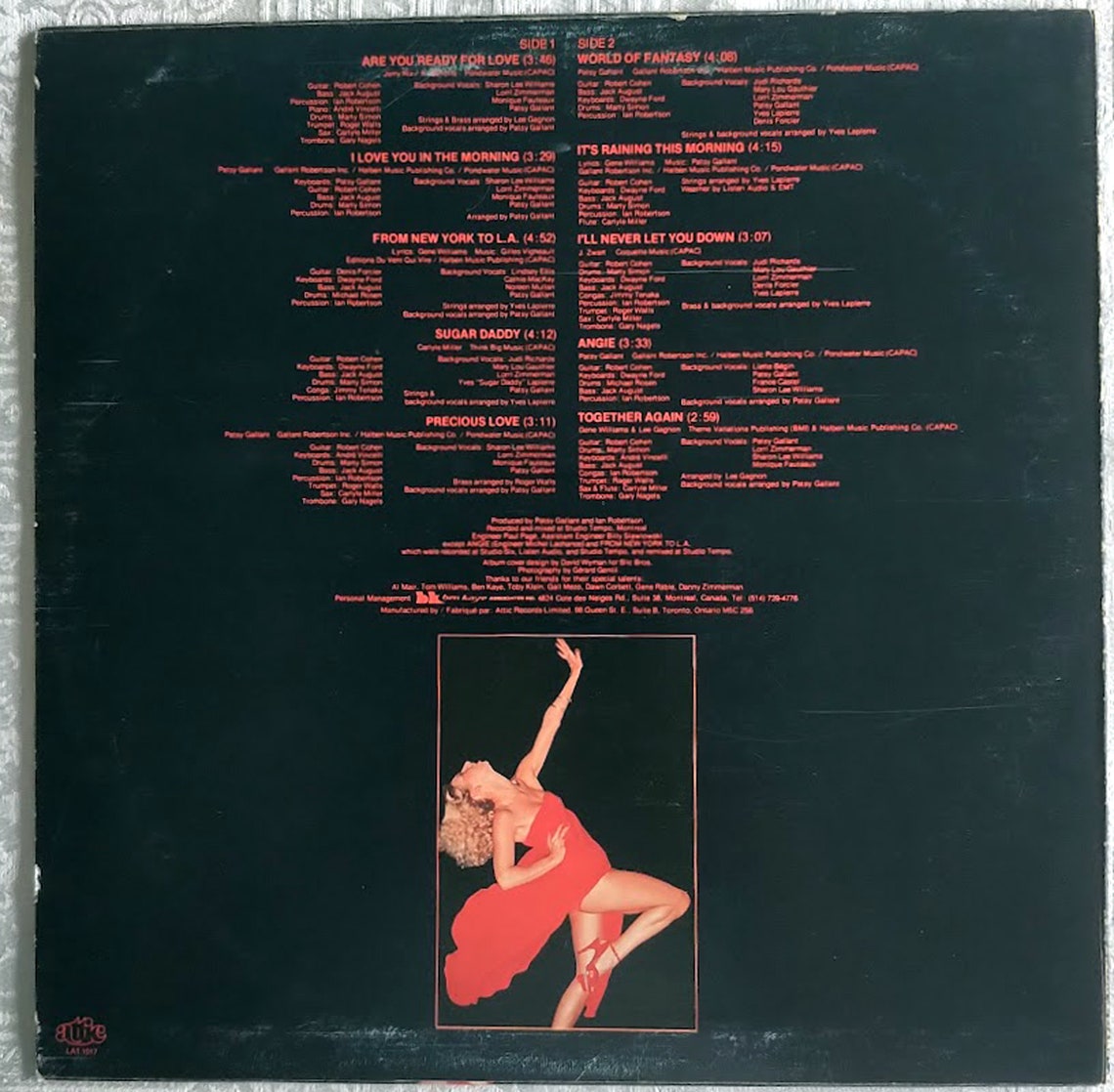 Patsy Gallant - Are You Ready for Love / Vinyl LP / *original 1976 ...