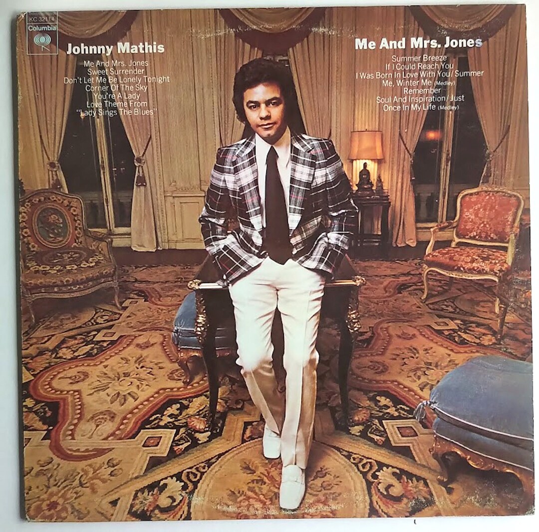 Johnny Mathis – Me and Mrs. Jones / Vinyl LP / **original 1973 Columbia ...