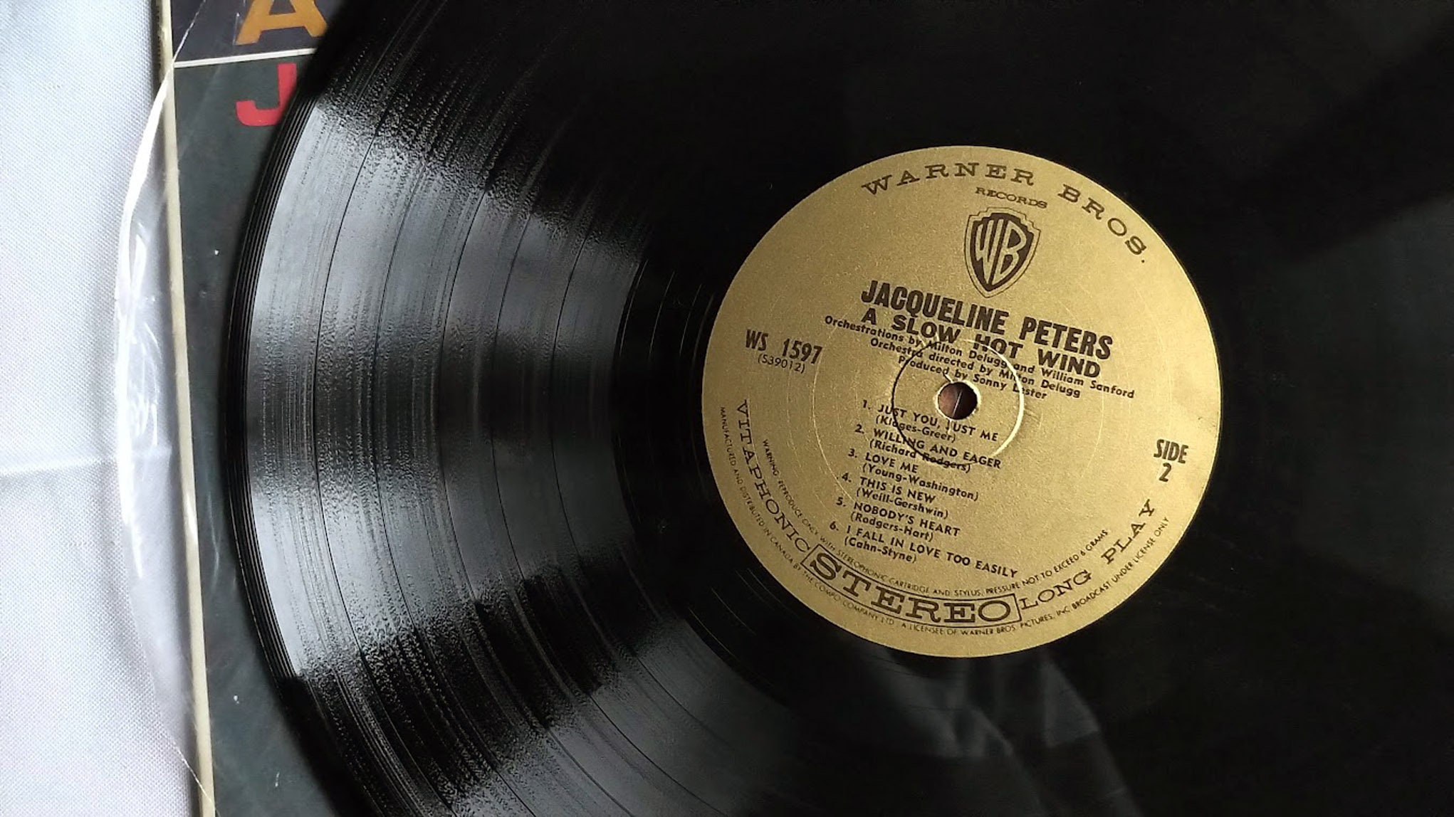 RARE* Jacqueline Peters – A Slow Hot Wind / Vinyl LP / *original 1965 ...